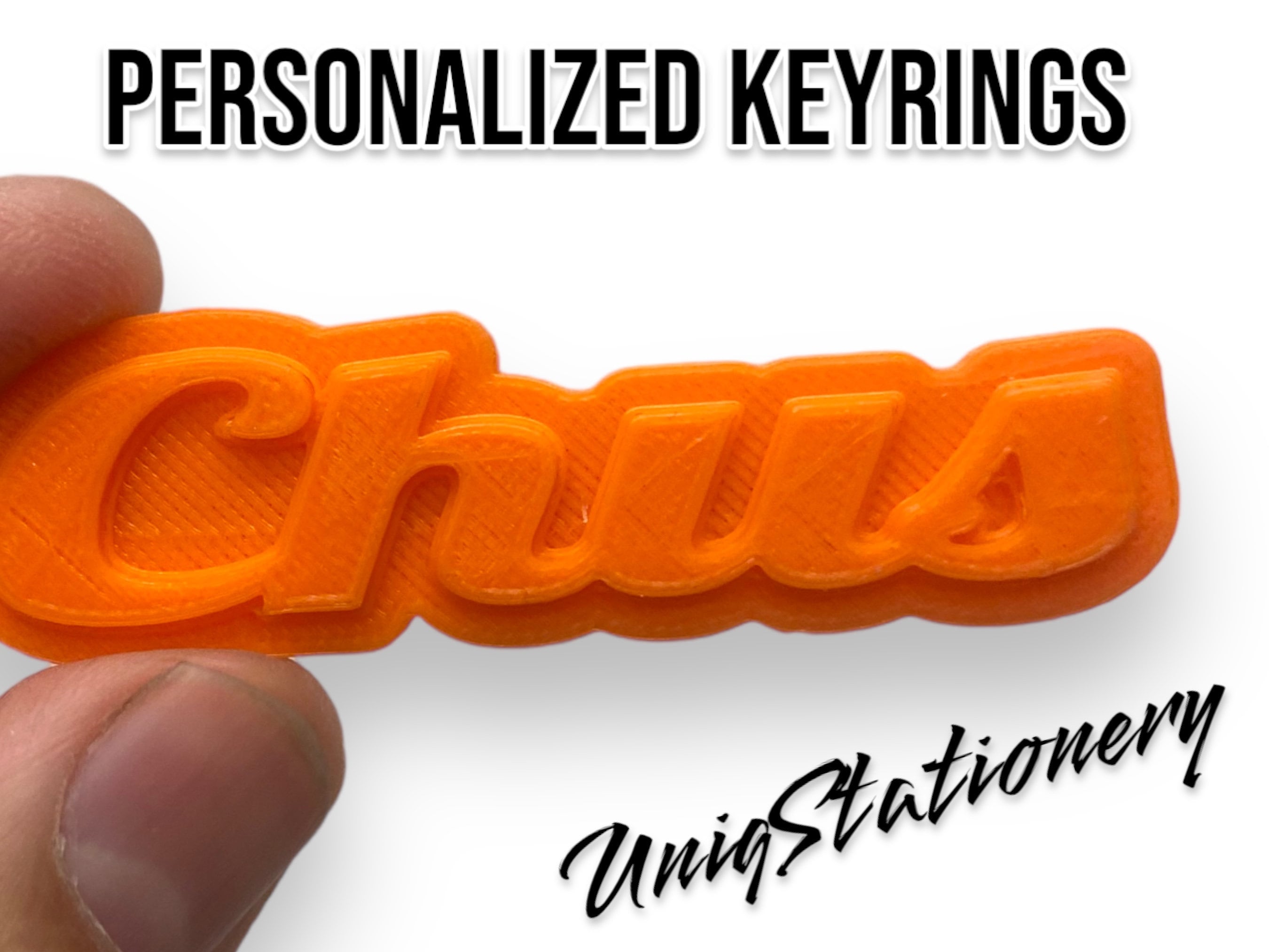 Personalised 3D Keyrings Rubber 3D Keychain Are Great to - Etsy