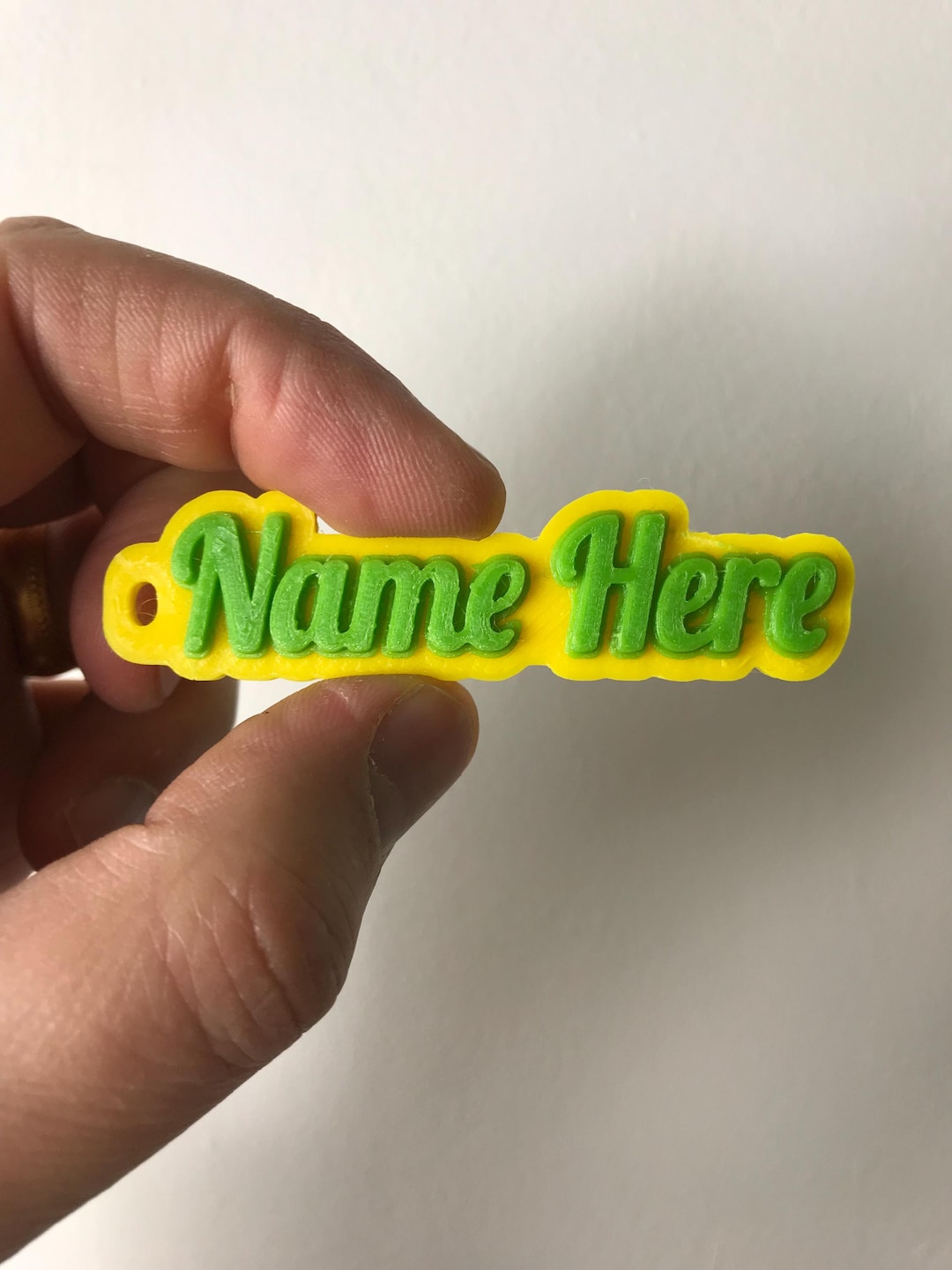 Custom 3D Dual Colour Rubber Keyring, Name 3D Keyring, Unlike Plastic ...