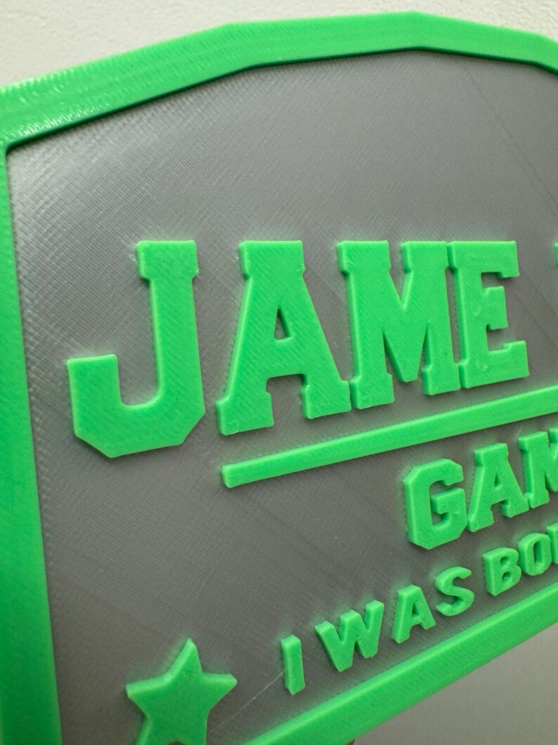 Personalised Door Sign. Unique 3D Dual Colour Room Door Plaque, Great ...