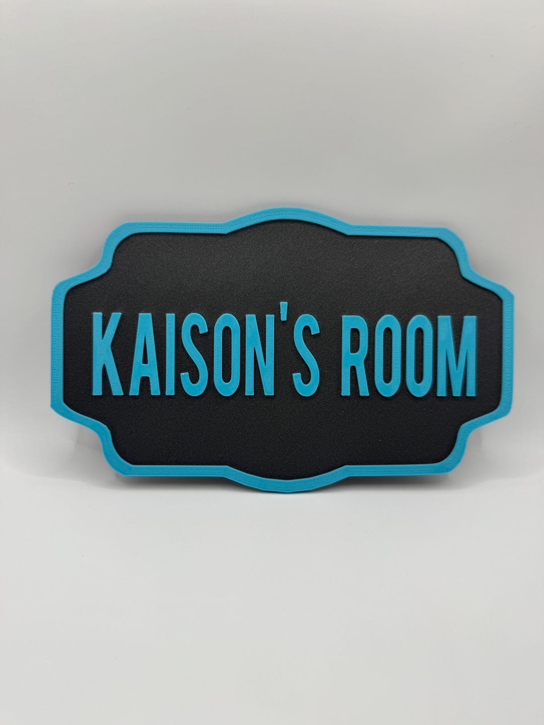 Personalised 3D Kids’ Door Sign. Custom Name Plaque, Bedroom Décor ...
