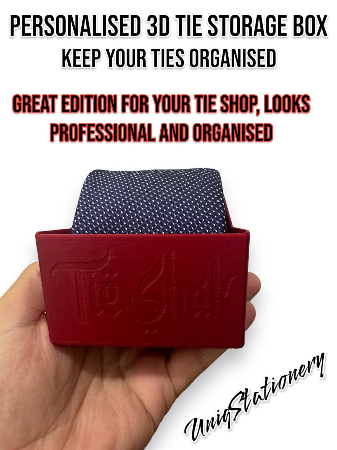 1 Custom Necktie Organiser, Organize Your Selection of Ties in a Very ...