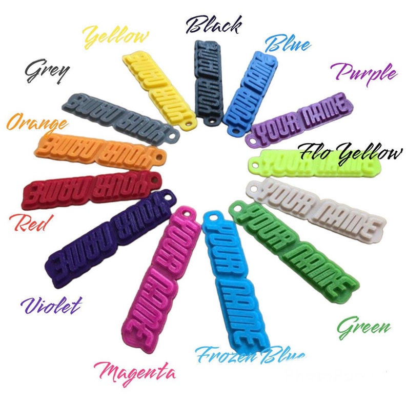 Personalised iPhone and Android 3D Rubber Tag, Custom Cable Tags, Great and Fun Way to Identify ...