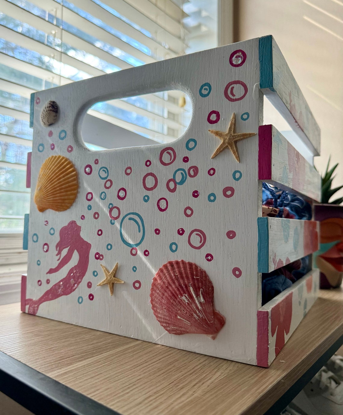 Customized Small Bikini Box, Handmade Crate, Bathing Suit Organization, Beach Trip Essentials ...