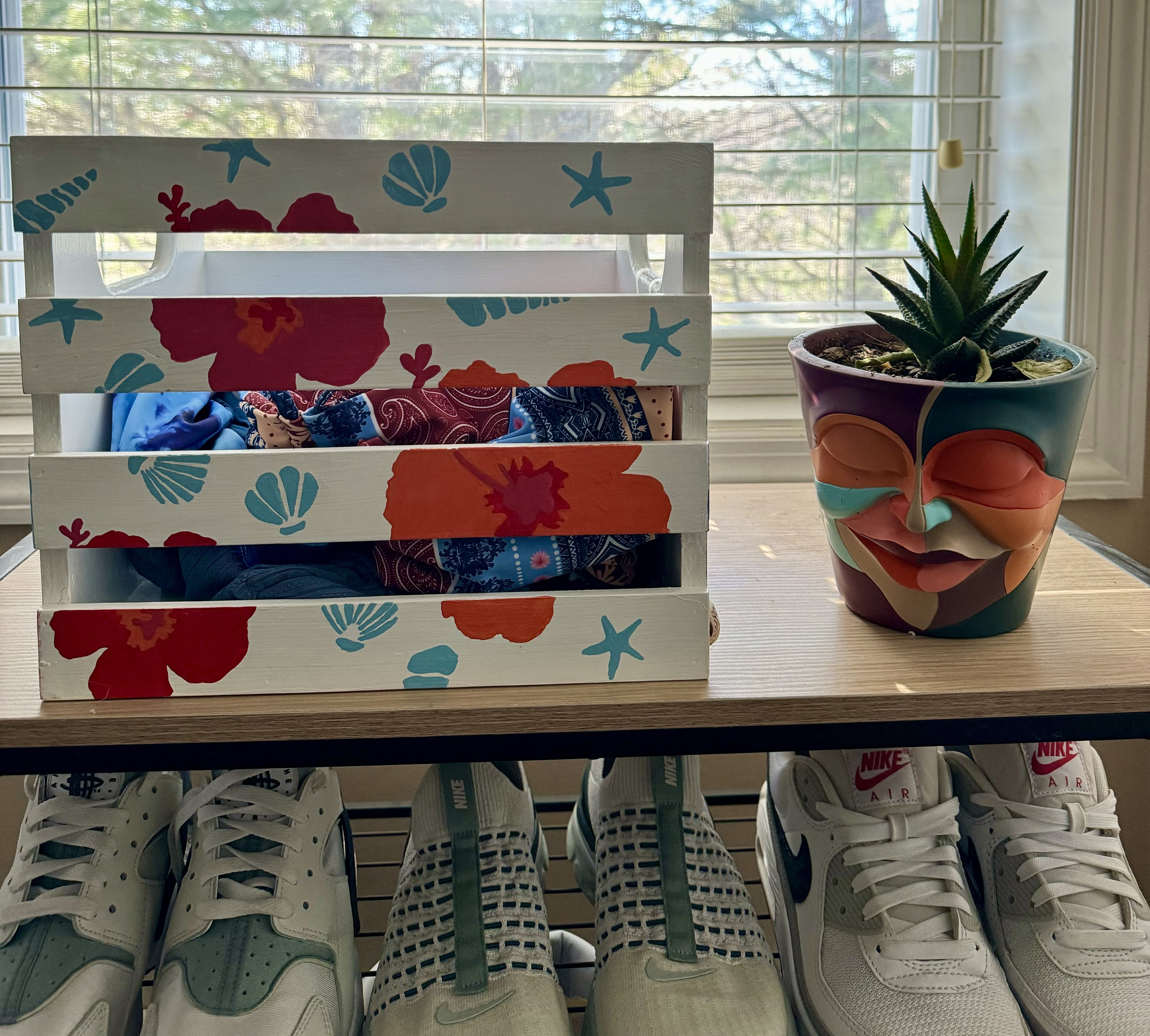 Customized Small Bikini Box, Handmade Crate, Bathing Suit Organization ...