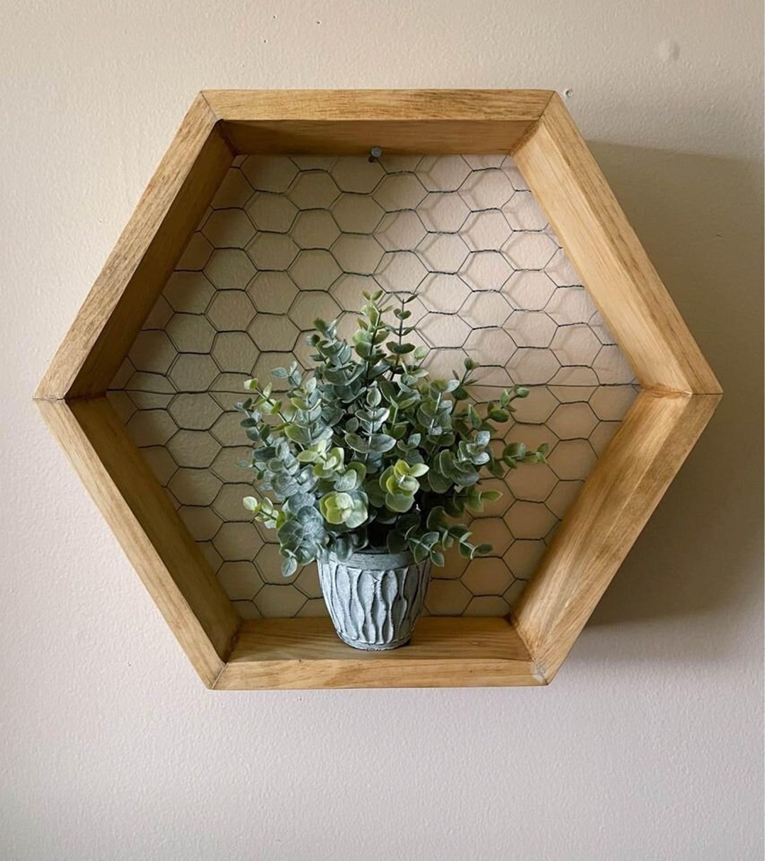 Handmade Hexagon Shelf - Etsy