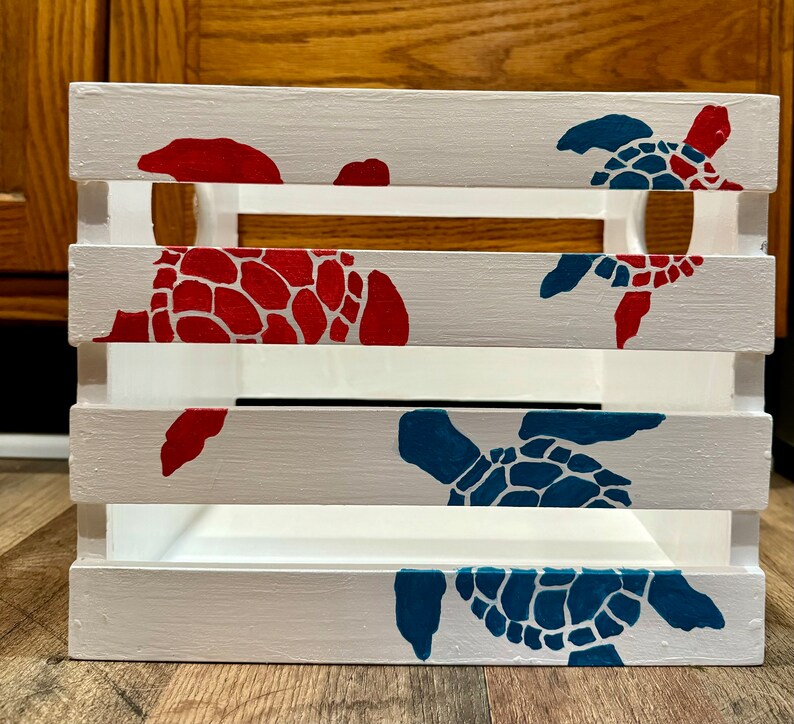 Customized Small Bikini Box, Handmade Crate, Bathing Suit Organization ...