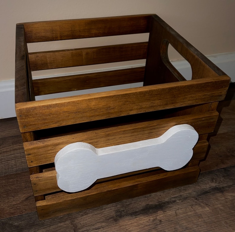 Hand Made Wooden Pet Toy Box Customizable Pet Toy Box - Etsy