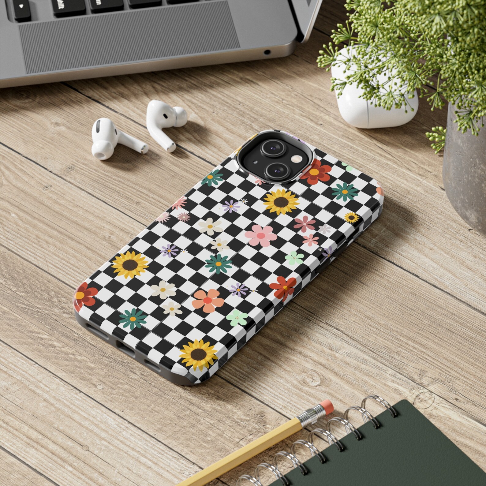 Retro, Checkered, Hard Case, Tough Phone Cases - Etsy