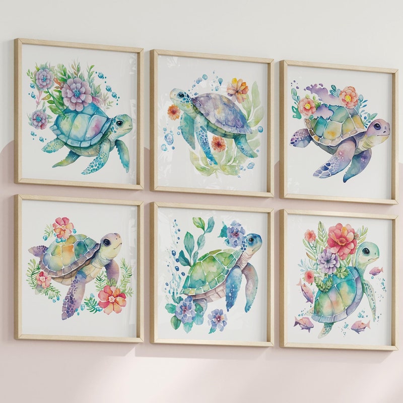 Sea Turtle Print - Etsy
