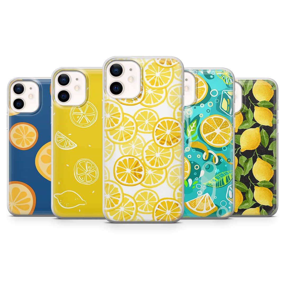 Citrus Phone Case, Lemon Phone Cover for iPhone 14, 13, 12, 11 Pro Max ...