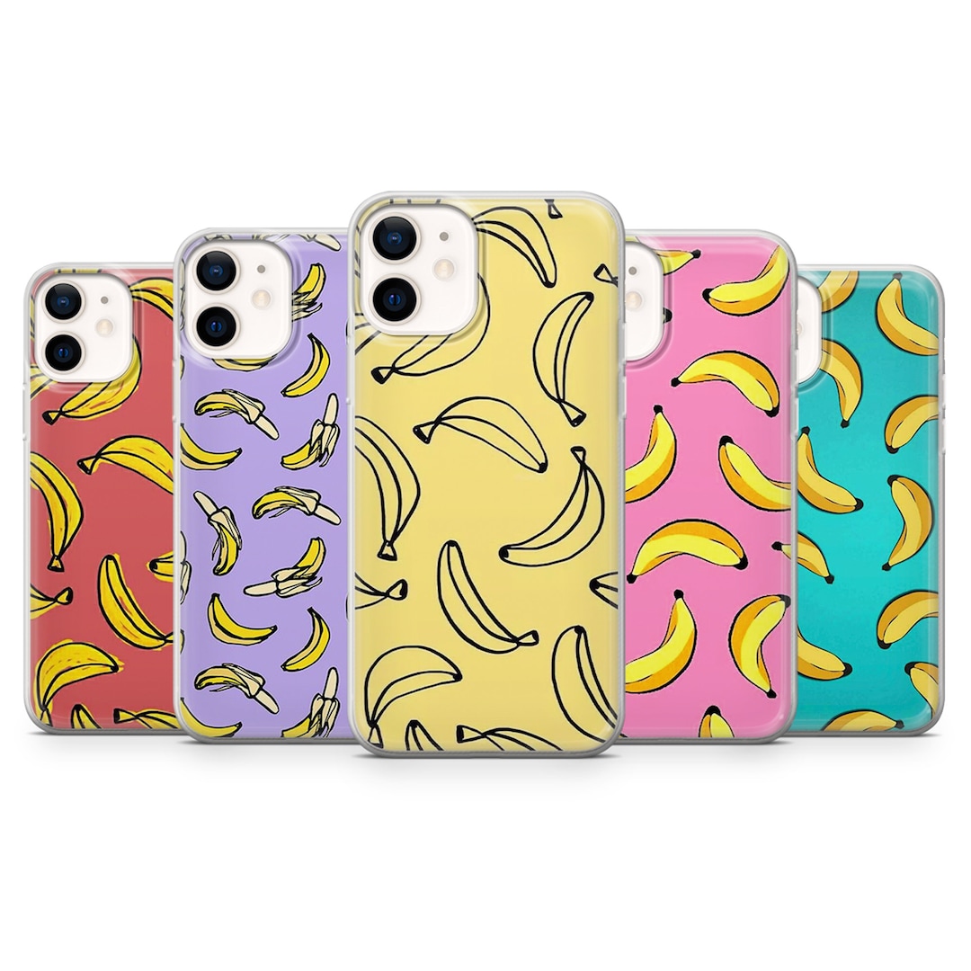 Banana Phone Case, Fruit Phone Cover for iPhone 15, 14, 13, 12, 11 Pro ...