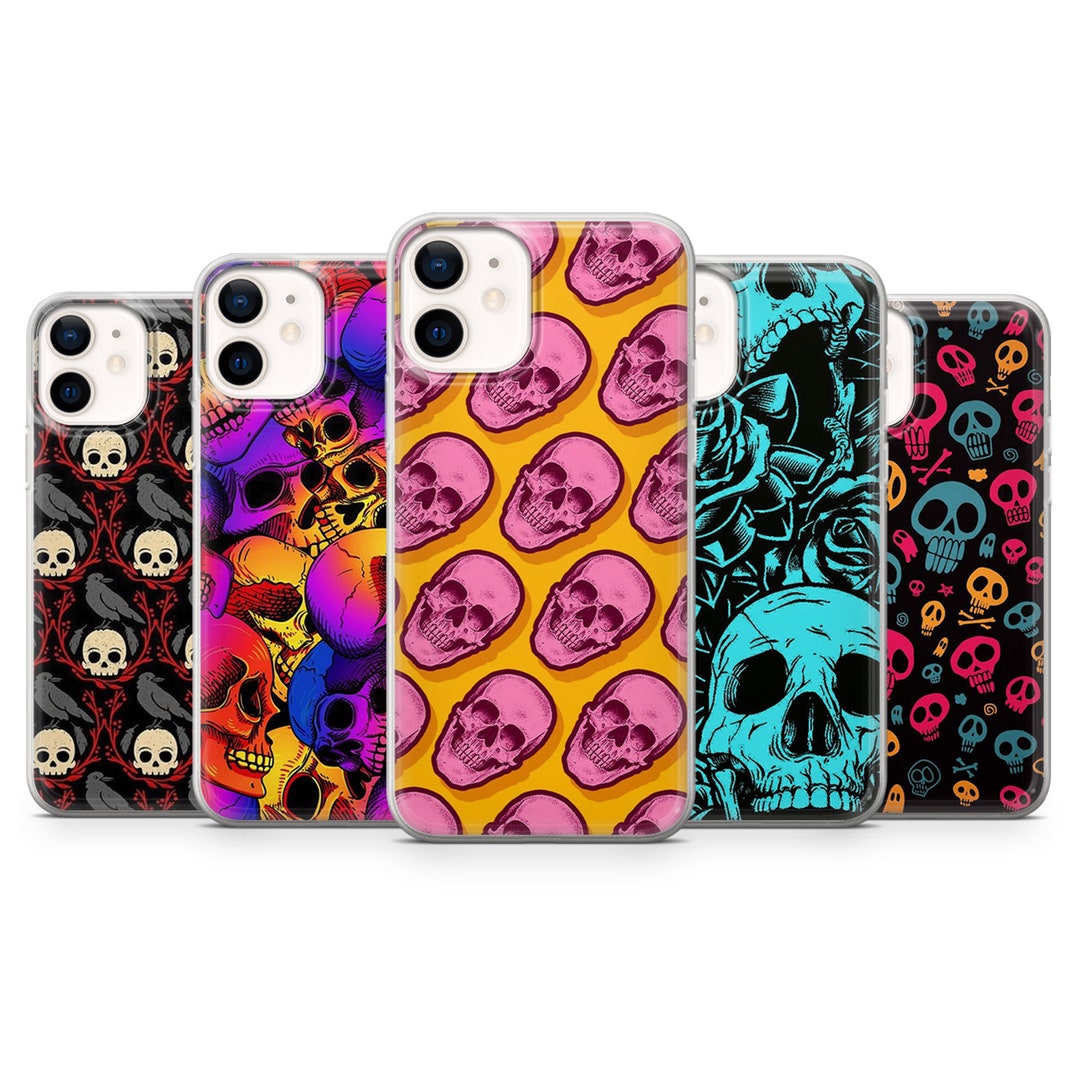 Skeleton Phone Case, Skull Samsung Case for iPhone 15, 14, 13, 12, 11 ...