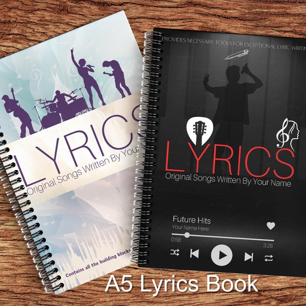 Personalised Song Writing Journal - Etsy UK