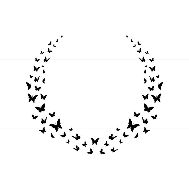 Butterfly Swarm Svg Flying Butterfly Svg Png Fluttering - Etsy Canada