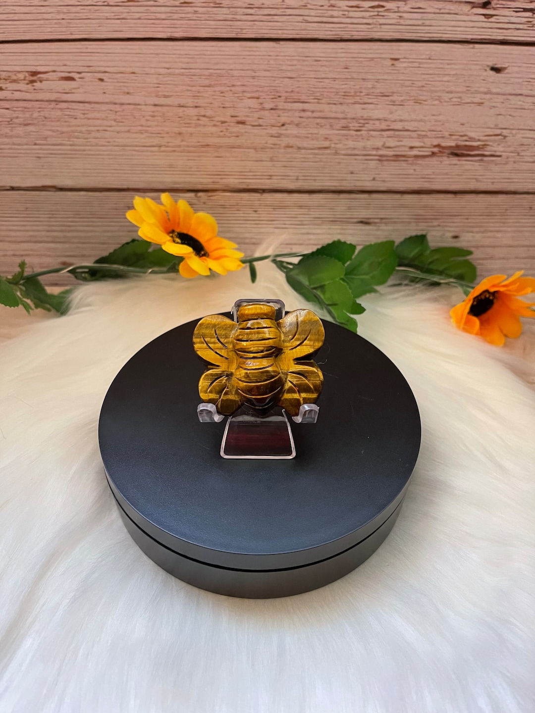 Tiger Eye Bumblebee Carving - Etsy