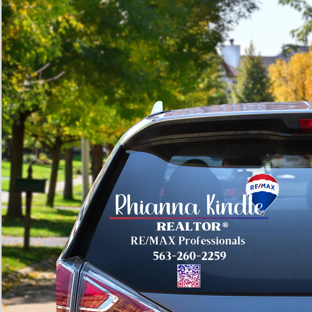 Remax Decal, Remax Sticker, Realtor Decal, Real Estate Agent Decal, Custom Vinyl Decal ...