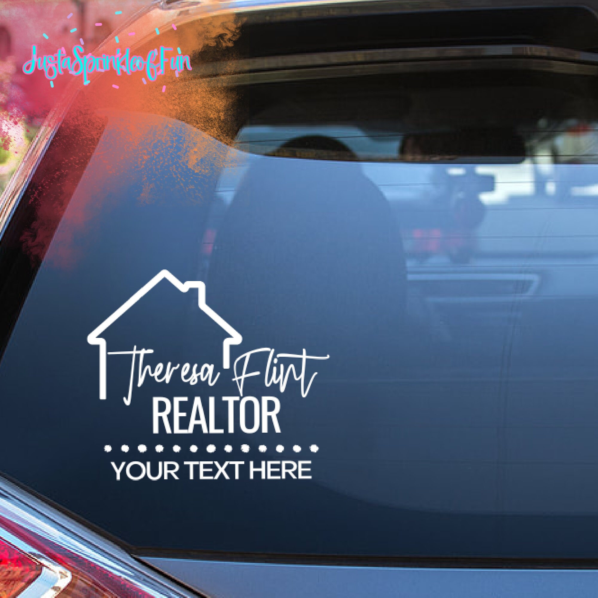 Custom Realtor Decal REALTOR Decal Real Estate Agent Decal - Etsy