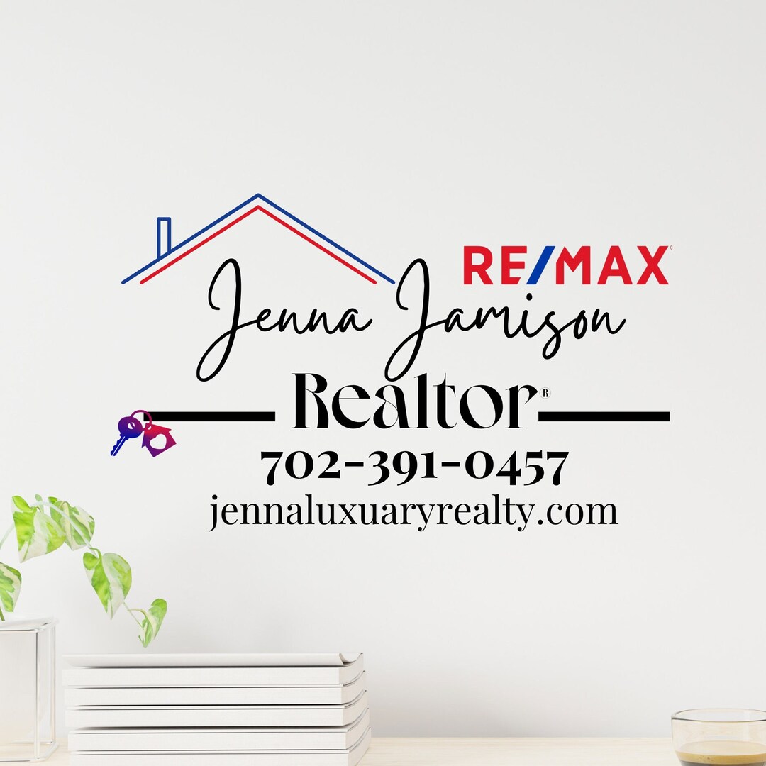 Custom Wall Decal | REALTOR Decal | Vinyl Decal | Real Estate Agent ...