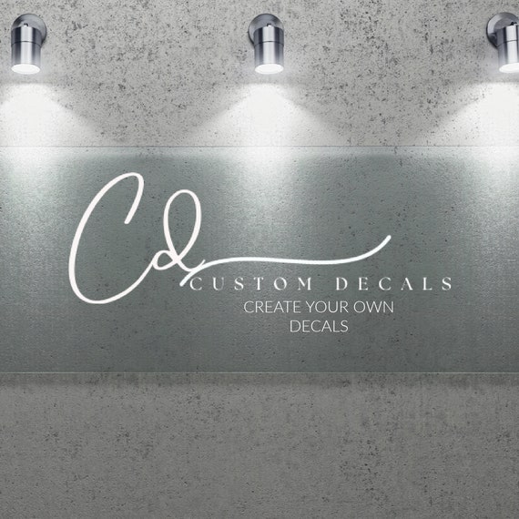 Business Logo Vinyl Decals : Autocollants et stickers en vinyle ...