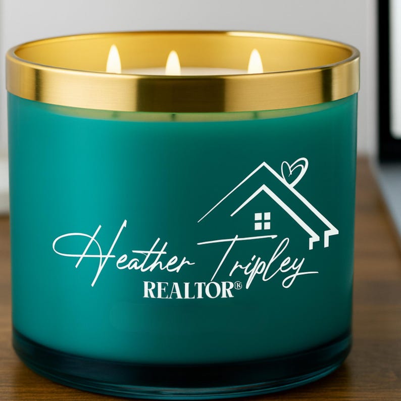 Custom Realtor Wall Decal, Real Estate Office Decor, Script Name Vinyl ...