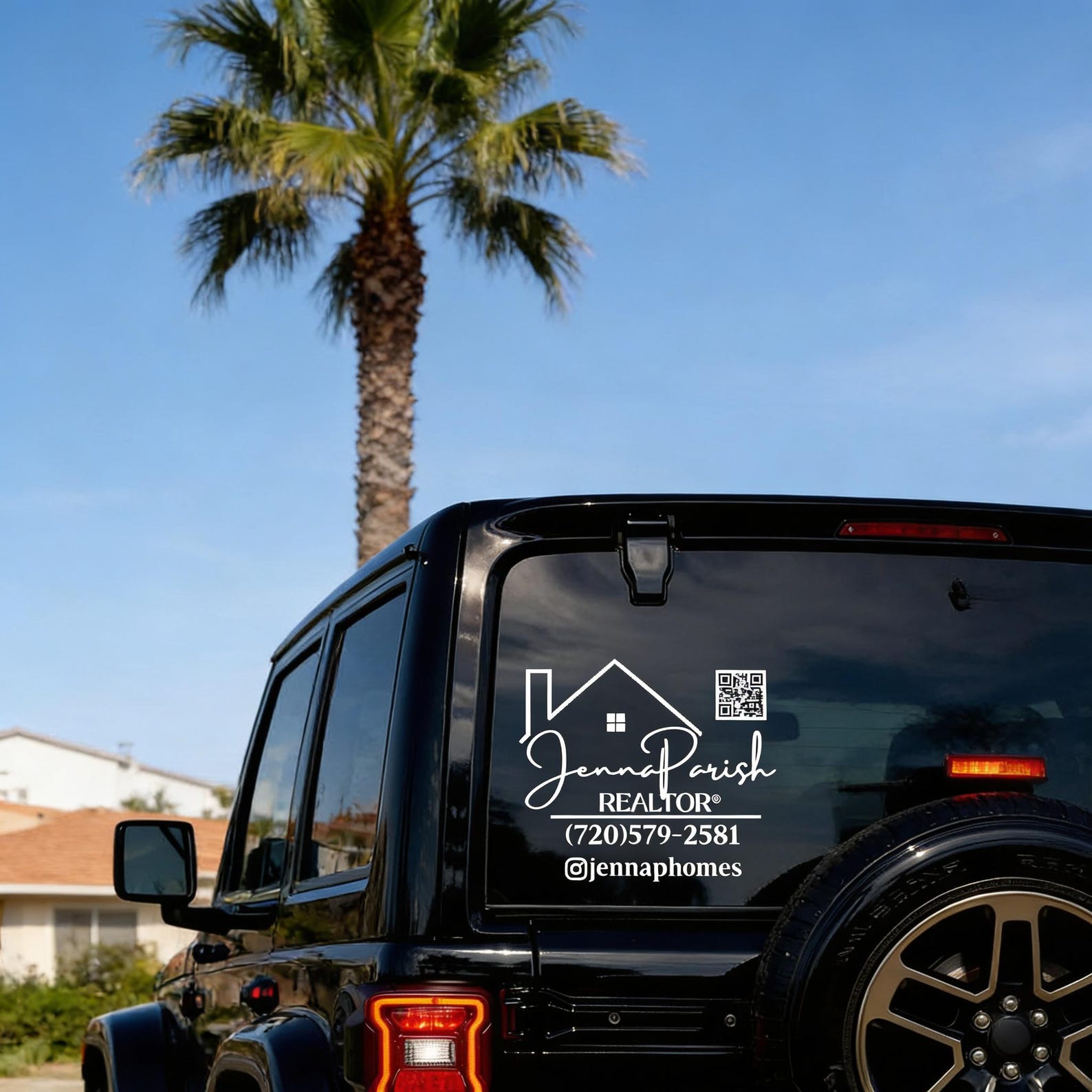Custom QR Code | REALTOR Decal | Custom Vinyl Decal | Real Estate Agent ...