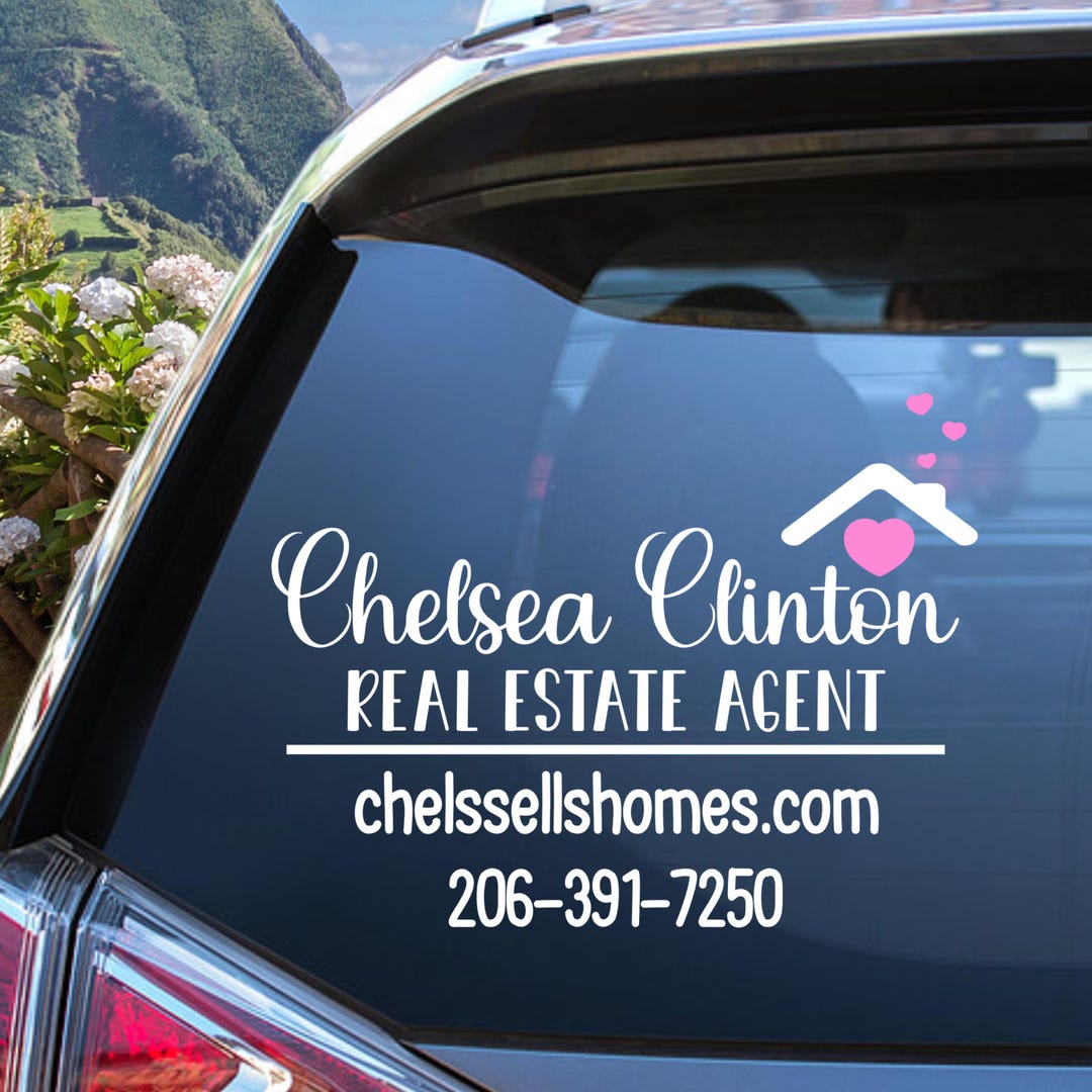 Custom Real Estate Decal| REALTOR Decal | Real Estate Agent Decal ...