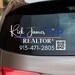 Custom QR Code REALTOR Decal Custom Vinyl Decal Real Estate Agent Decal ...