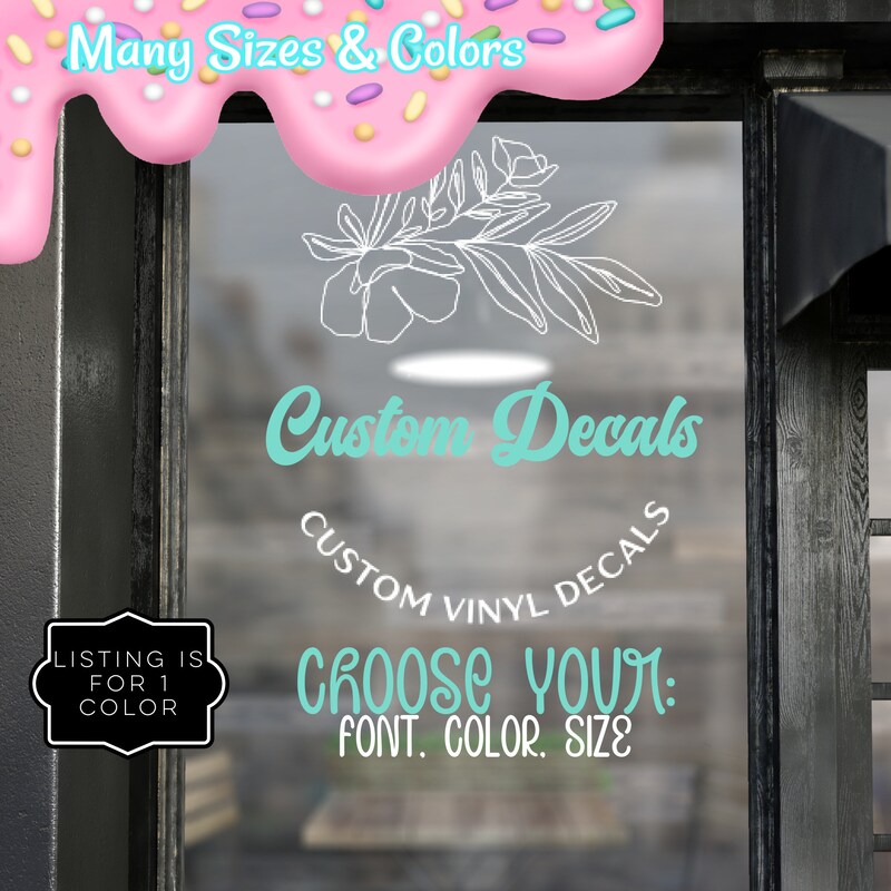 Logo Vinyl Decal - Etsy