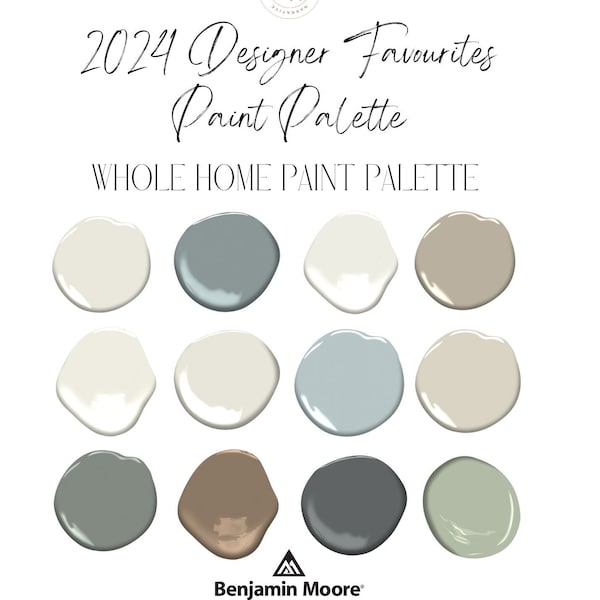 White Dove Home Paint Palette, Benjamin Moore 2024, Whole House Color ...