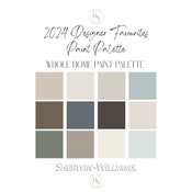 Painted Color Samples 12x18 Inch, Benjamin Moore Most Popular Neutral ...