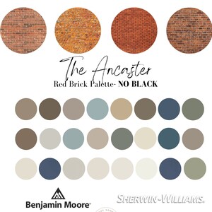 The Berkeley Sherwin Williams Red Brick Exterior Paint Combinations ...