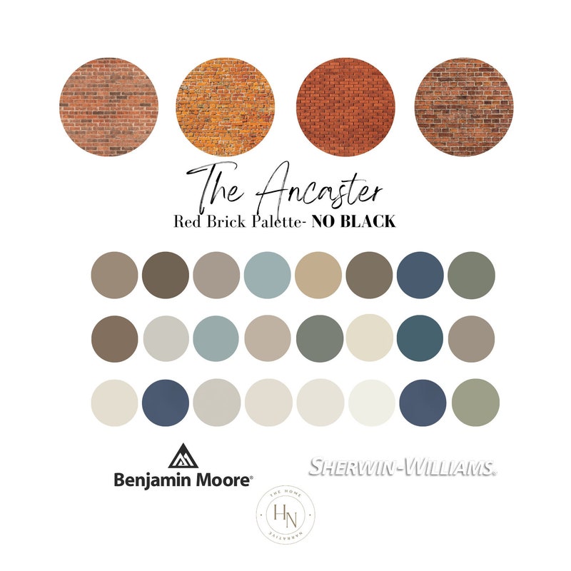 Red Brick Color Palette - Etsy