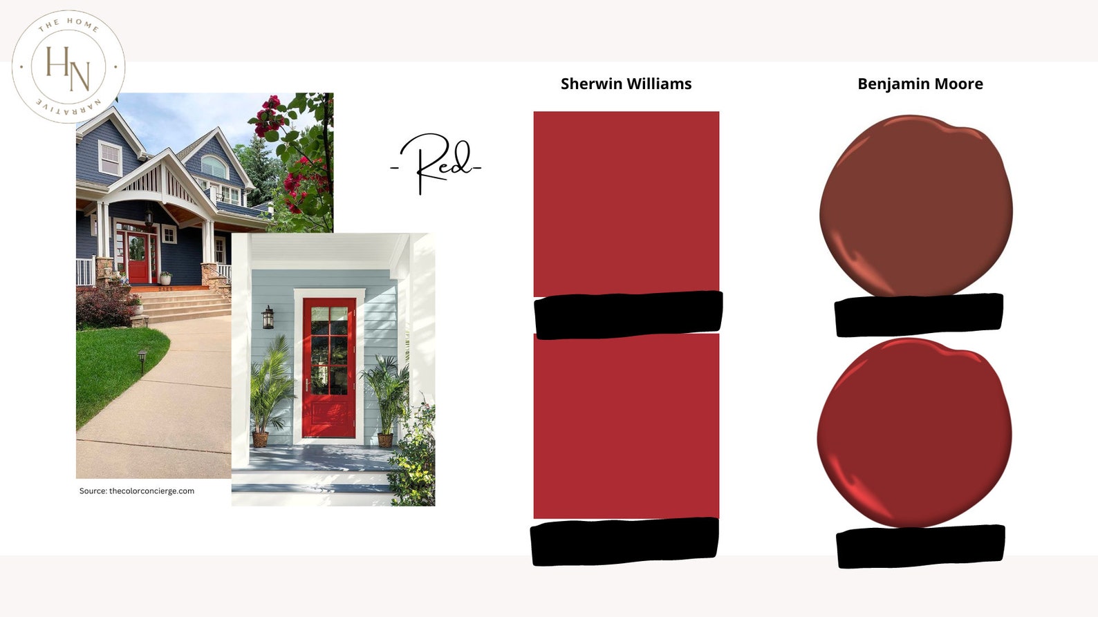 The Preston Navy Blue Exterior House Paint Palette Benjamin Moore ...