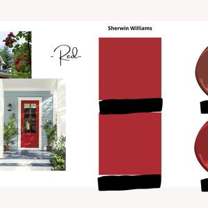 The Preston Navy Blue Exterior House Paint Palette Benjamin Moore ...