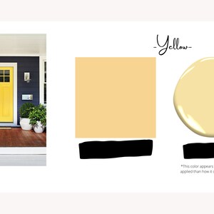 The Preston Navy Blue Exterior House Paint Palette Benjamin Moore ...
