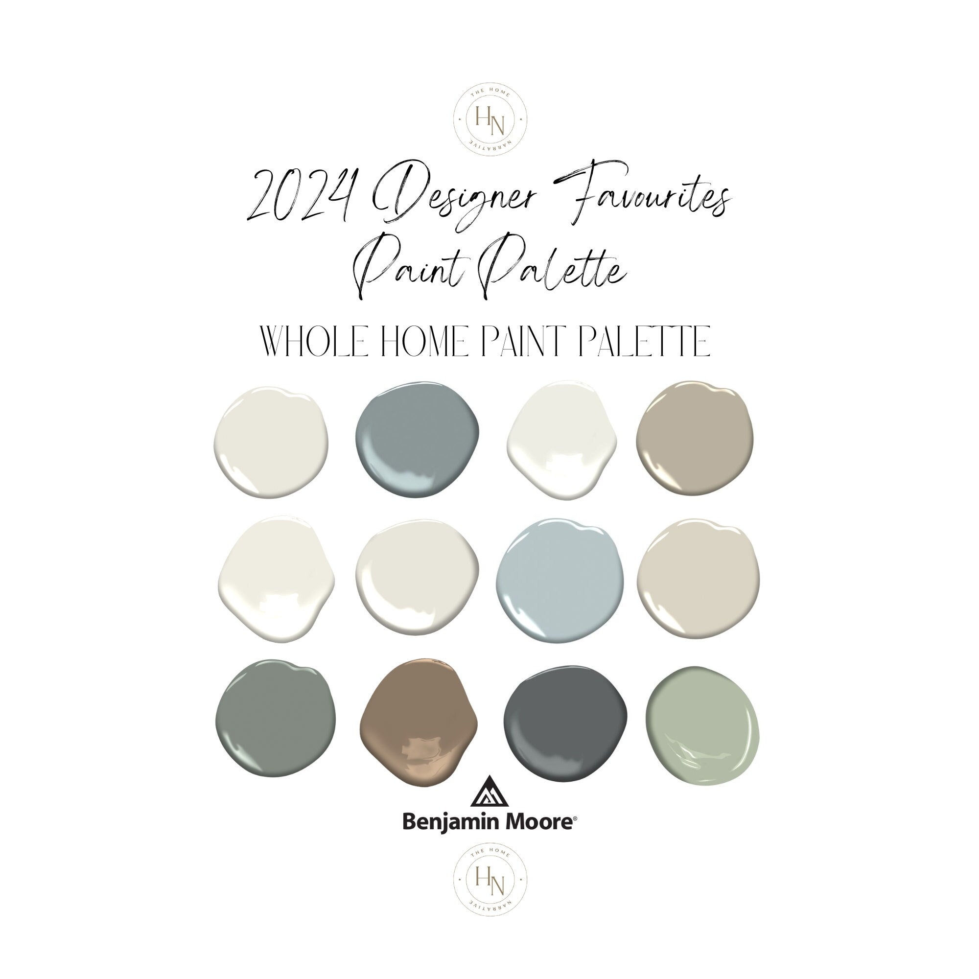 Young Whole Home Color Palettes English Cottage Home Paint Palette