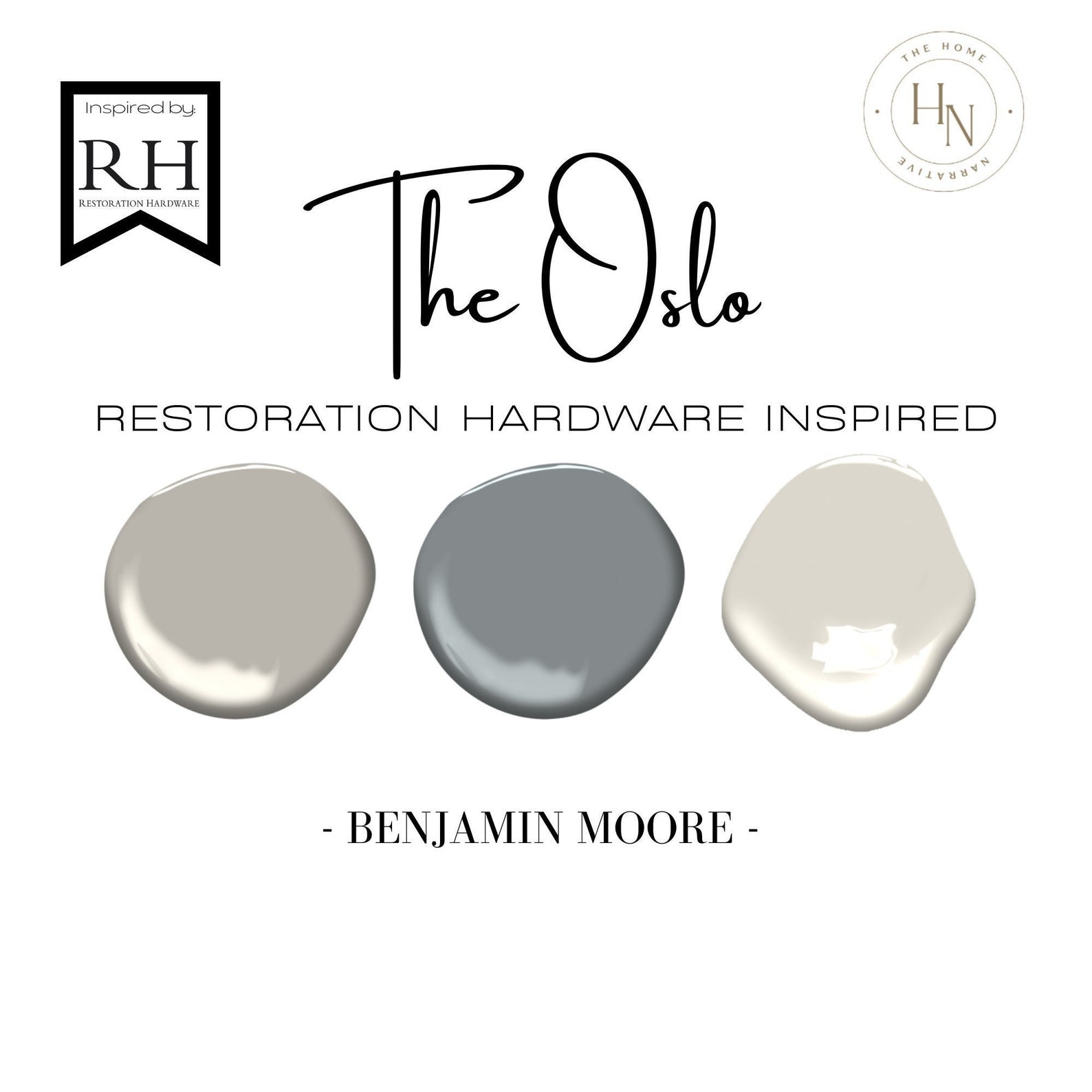 The Oslo (MINI)- RESTORATION HARDWARE Inspired- Benjamin Moore - Etsy