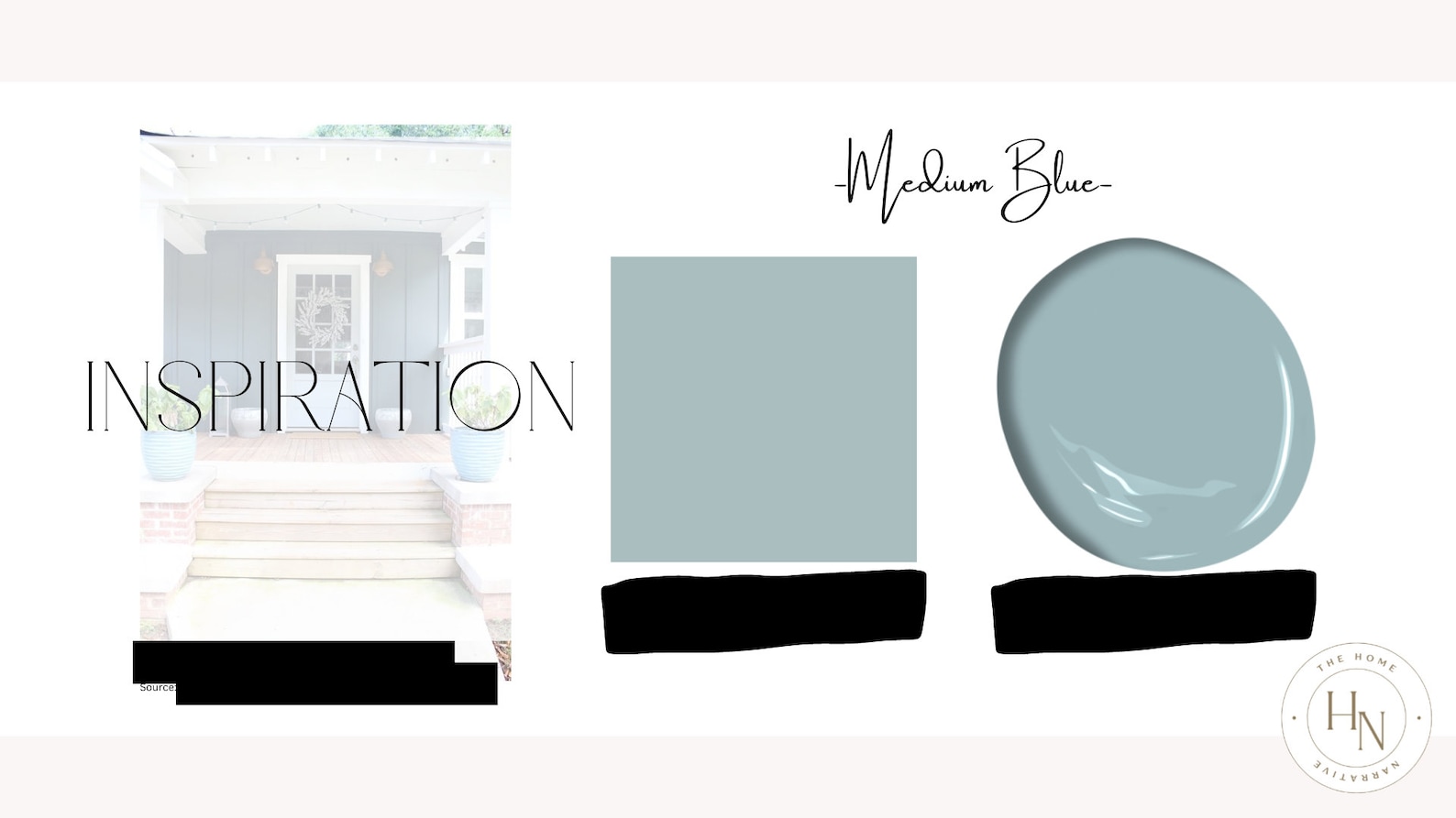The Preston- Navy Blue Exterior House Paint Palette- Benjamin Moore ...