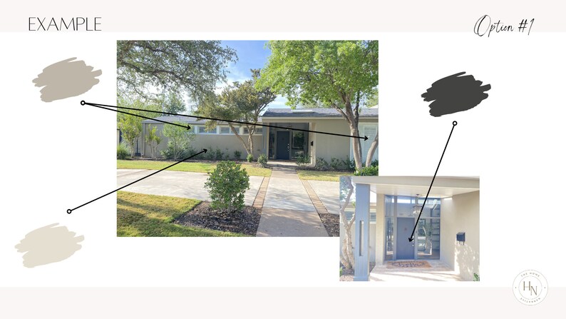 EXTERIOR Custom Paint Palette- the Perfect Color Scheme for the OUTSIDE ...