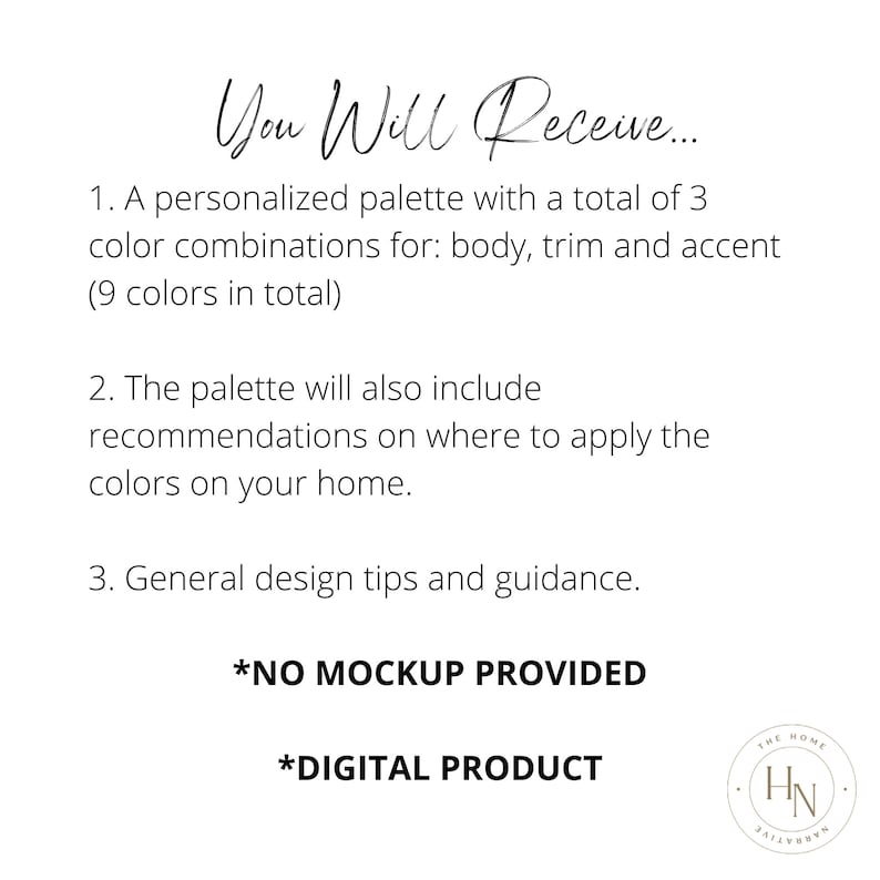 EXTERIOR Custom Paint Palette- the Perfect Color Scheme for the OUTSIDE ...