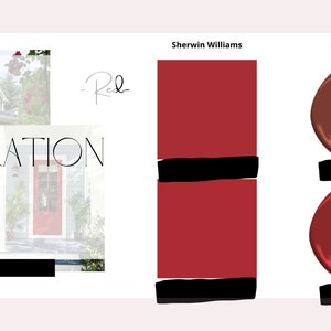 The Preston- Navy Blue Exterior House Paint Palette- Benjamin Moore ...