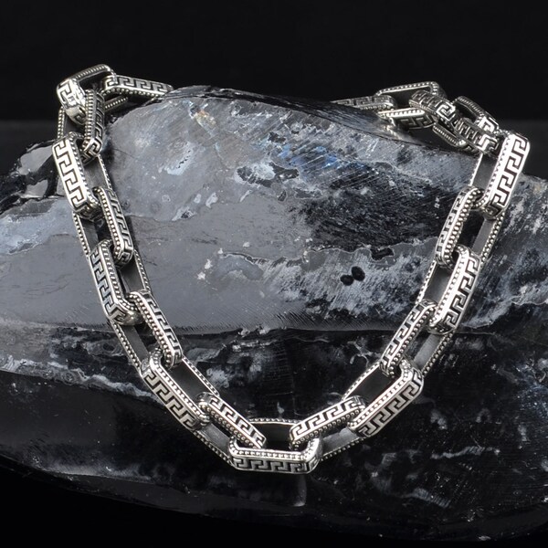 Greek Key Bracelet - Etsy