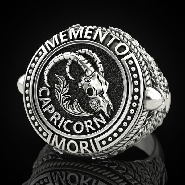 Capricorn Ring - Etsy