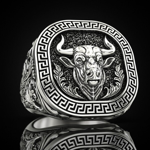 Taurus Ring - Etsy