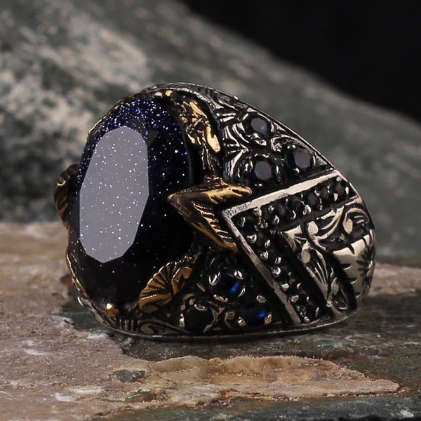 Large Stone Ring - Etsy