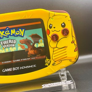 PIKACHU Custom Gameboy Advance Mod W/ Backlit GBA Mod - Etsy