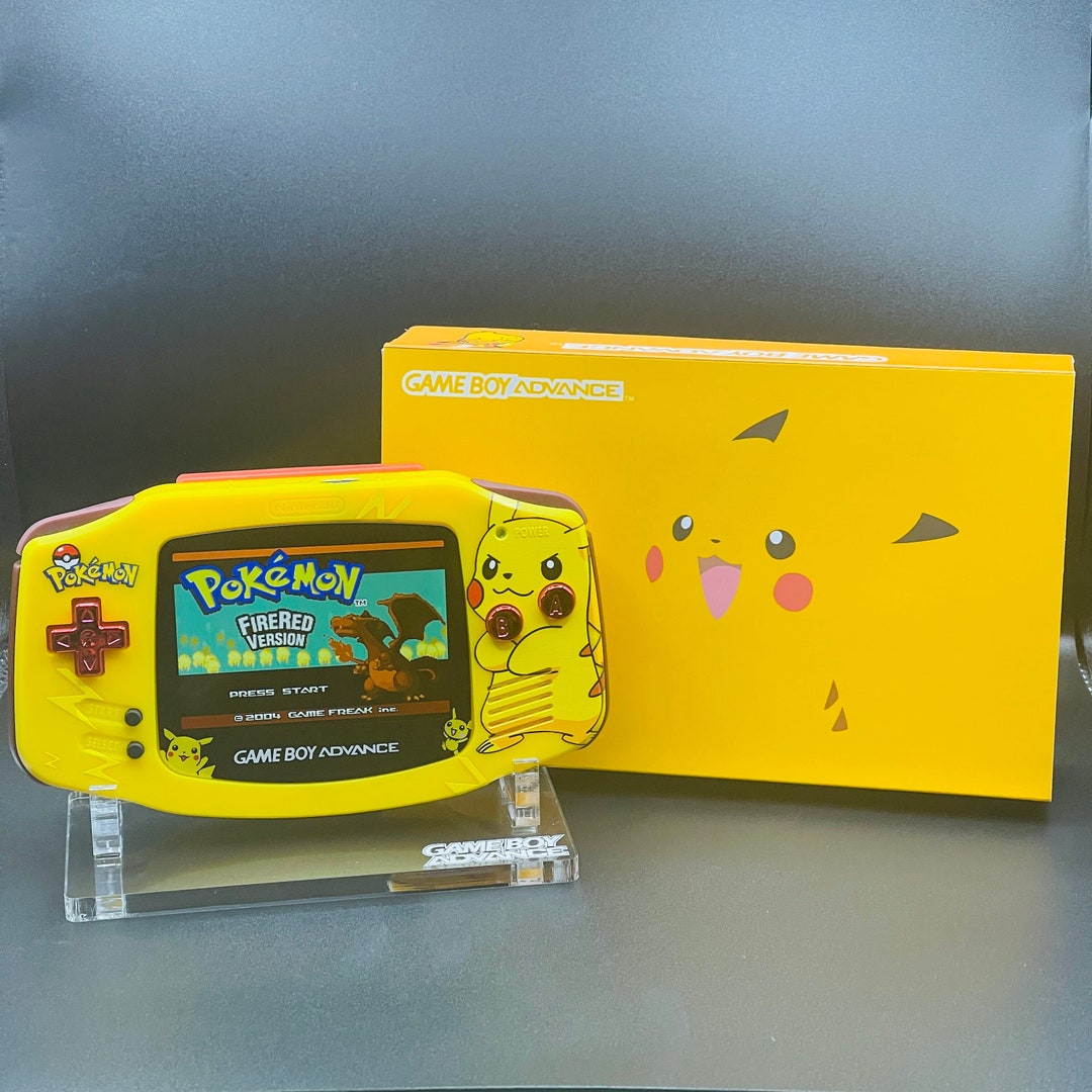 PIKACHU Custom Gameboy Advance Mod W/ Backlit GBA Mod - Etsy
