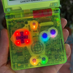 PORYGON Vaporwave Limited Edition Custom Gameboy Advance SP W/ Backlit ...
