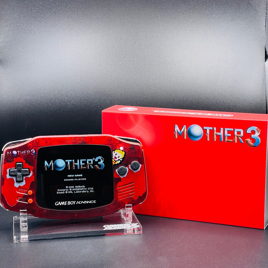 MOTHER 3 Earthbound Custom Gameboy Advance W/ Laminated IPS V5 Screen ...