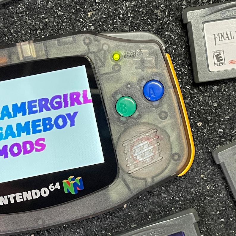 N64 Funtastic Themed Gameboy Advance: IPS Backlit Screen Mod - Etsy